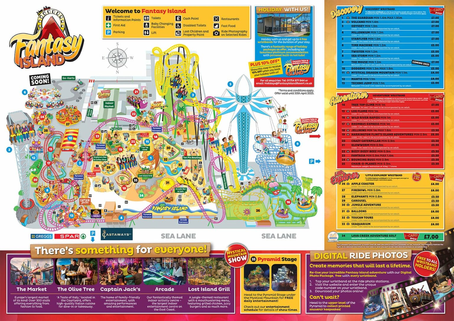 Fantasy Island Park Map - Map Download - Fantasy Island