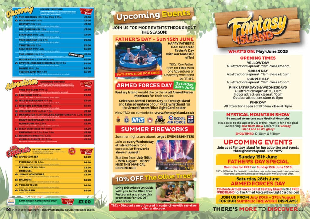 What's On Guide - Fantasy Island
